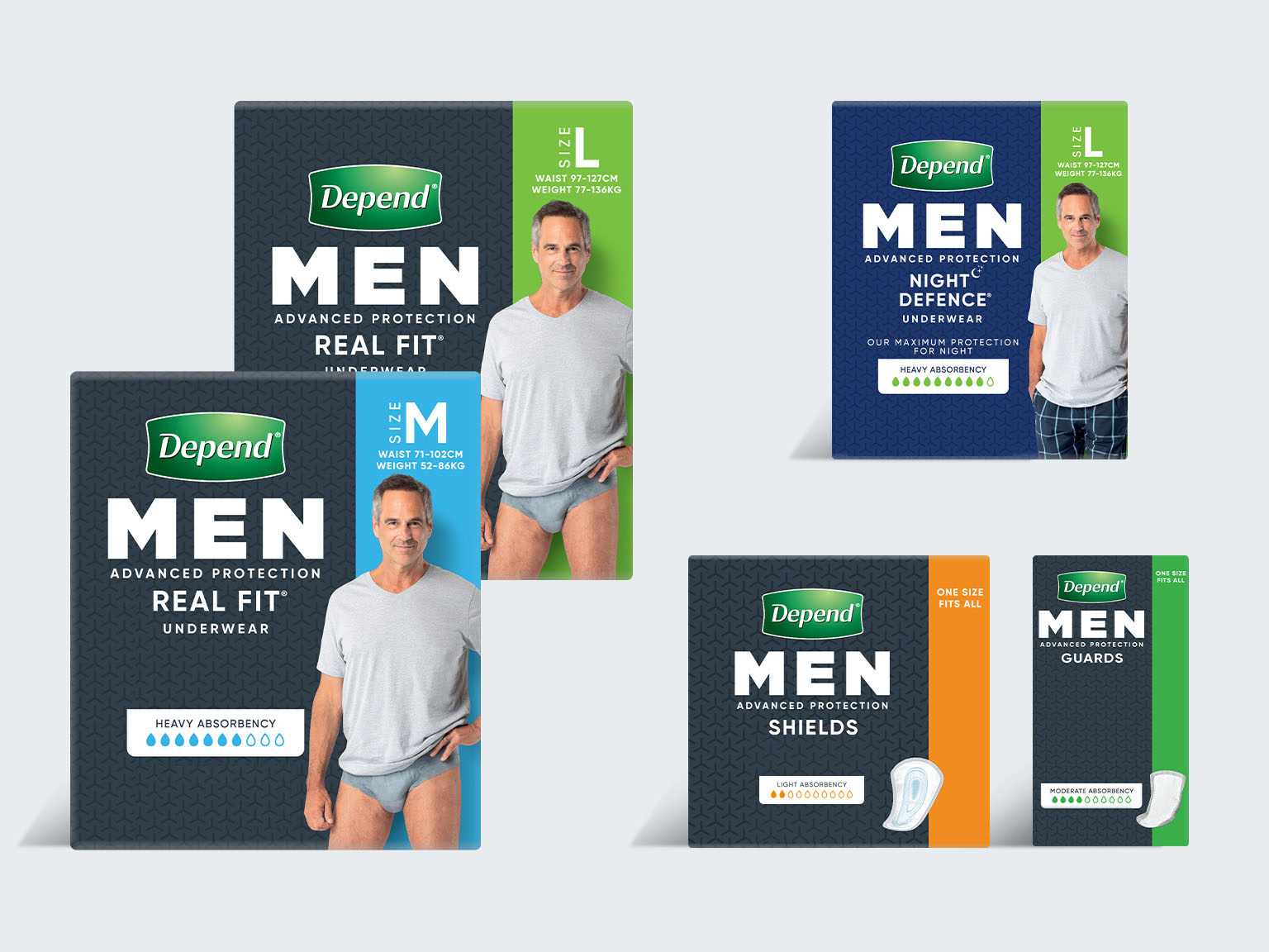 Depend® Real Fit® Incontinence Underwear For Men Depend Nz